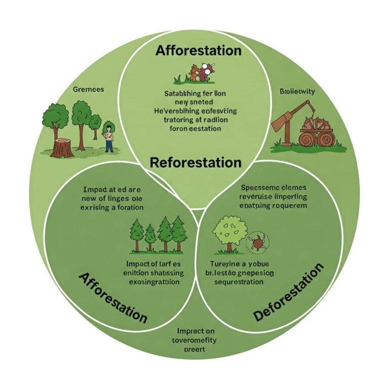 Afforestation vs Reforestation vs Deforestation Comparison 101 ...
